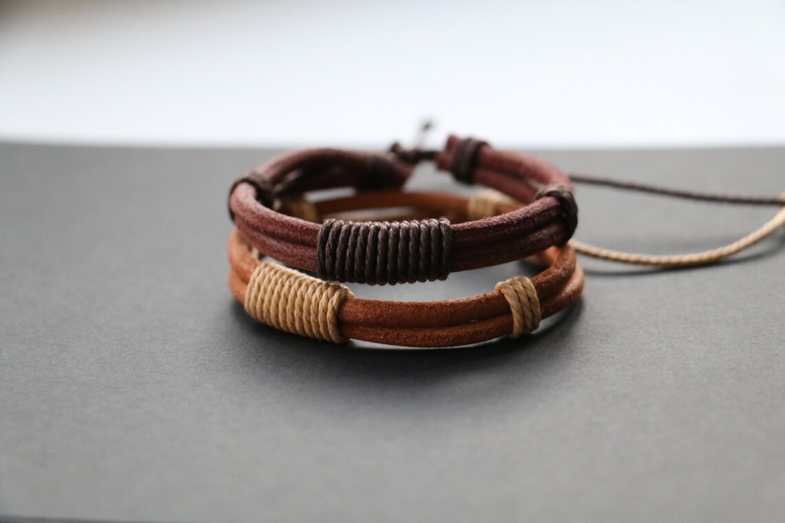 2 Matching Bracelets, Couple Bracelet, Leather Cuff Couple, His Hers ...