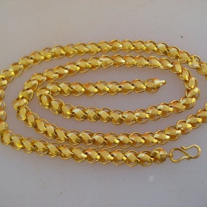 Buy Traditional Design 20kt Gold Chain Necklace Handmade Gold Chain ...