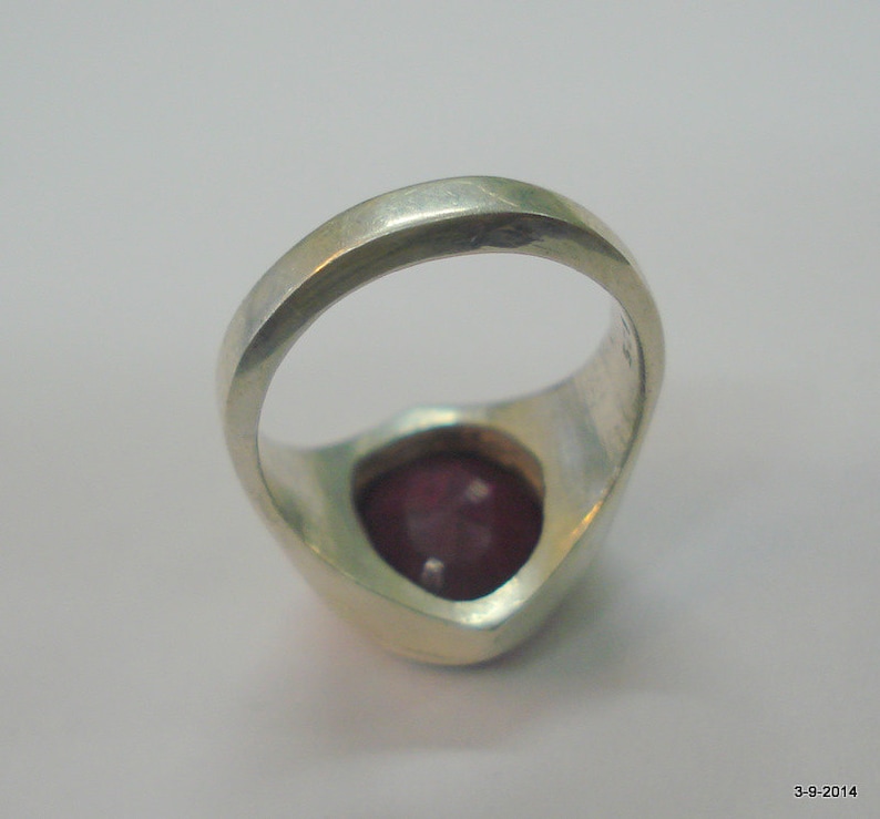 Sterling Silver Ring Ruby Gemstone Ring Handmade Jewelry From | Etsy