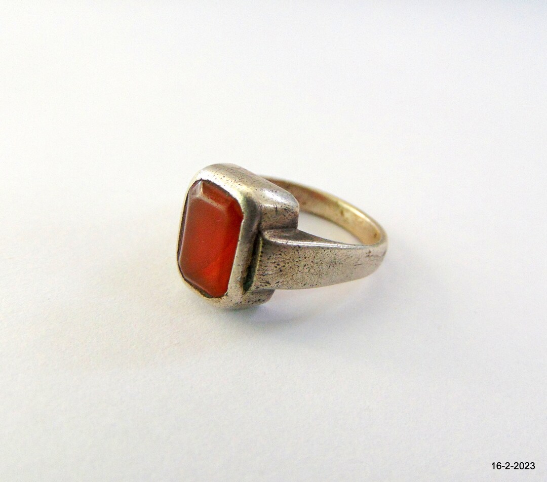 Silver Ring Gomed Gemstone Ring Handmade Silver Ring - Etsy