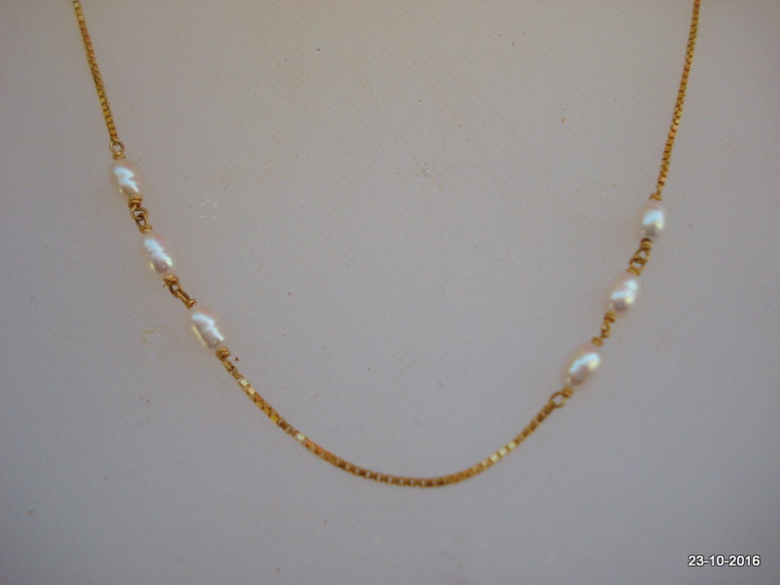 Traditional Design 22kt Gold Chain Necklace Handmade Gold - Etsy