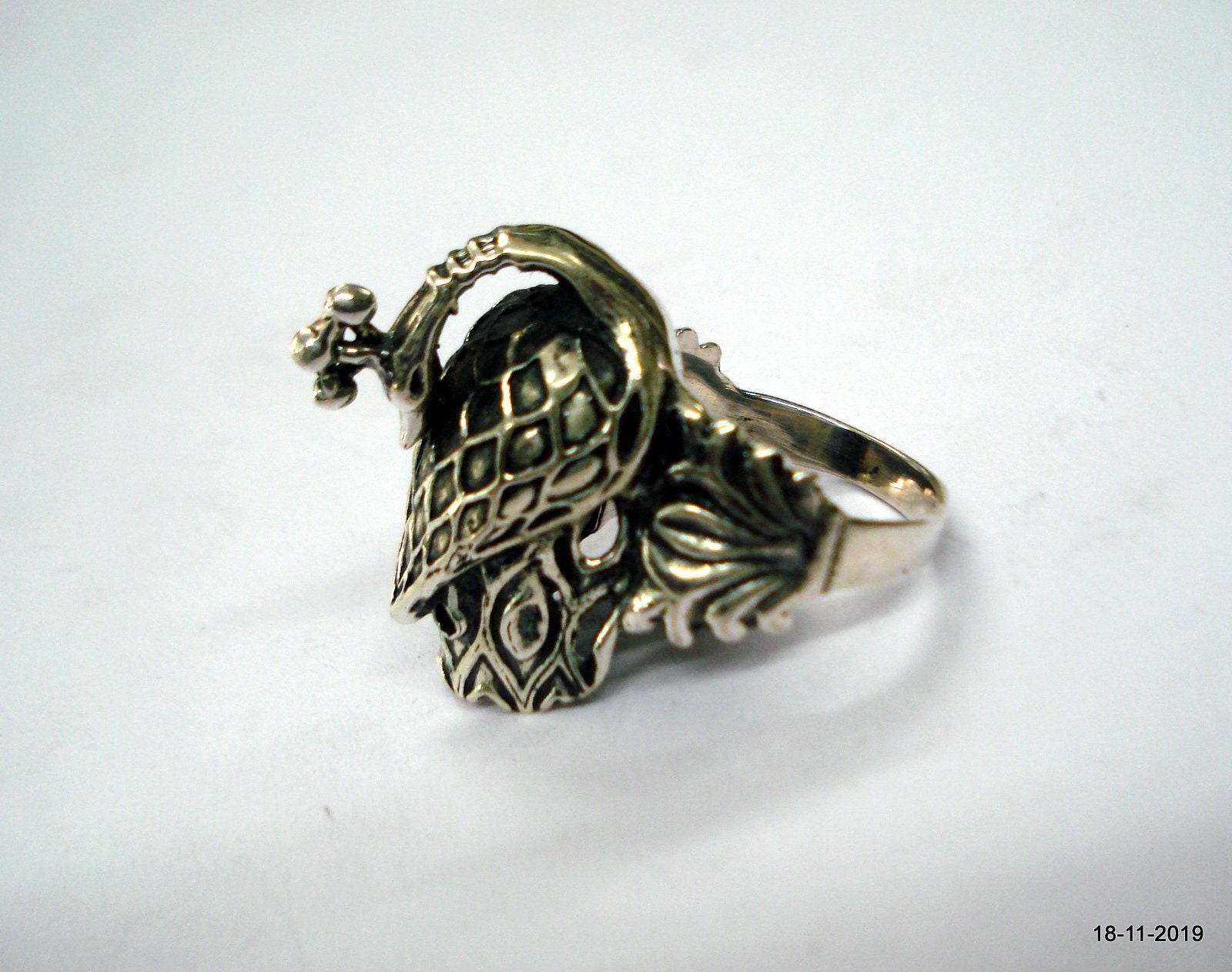 Ethnic Sterling Silver Ring Peacock Ring Handmade Silver Ring | Etsy