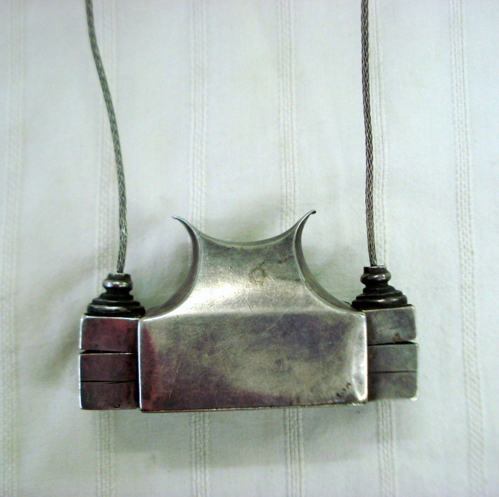 Antique Old Silver Lingam Box Pendant Sacred Symbol Necklace God Shiva ...