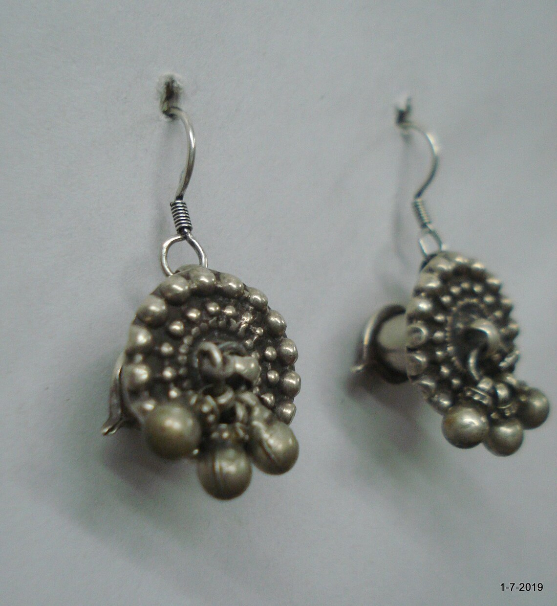 Vintage antique tribal old silver ear plug earrings | Etsy