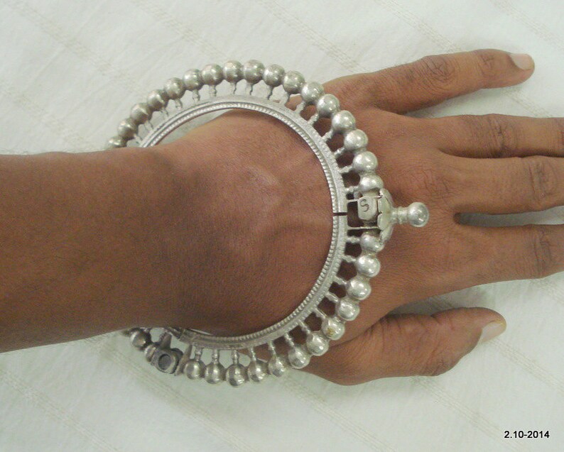 Vintage Antique Tribal Old Old Silver Armlet Bracelet Bangle | Etsy