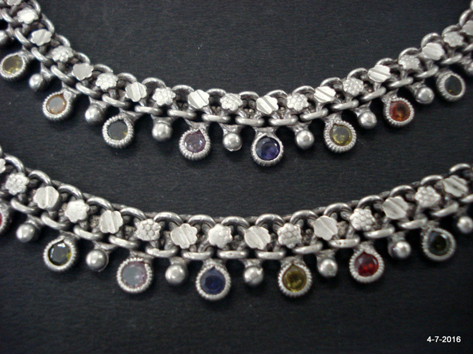 Vintage Antique Tribal Old Silver Anklet Feet Bracelet Ankle | Etsy