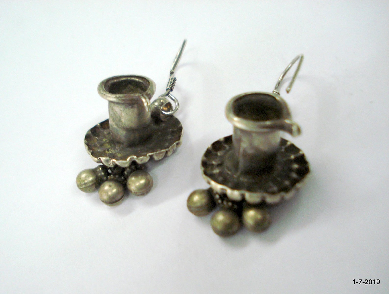 Vintage Antique Tribal Old Silver Ear Plug Earrings | Etsy