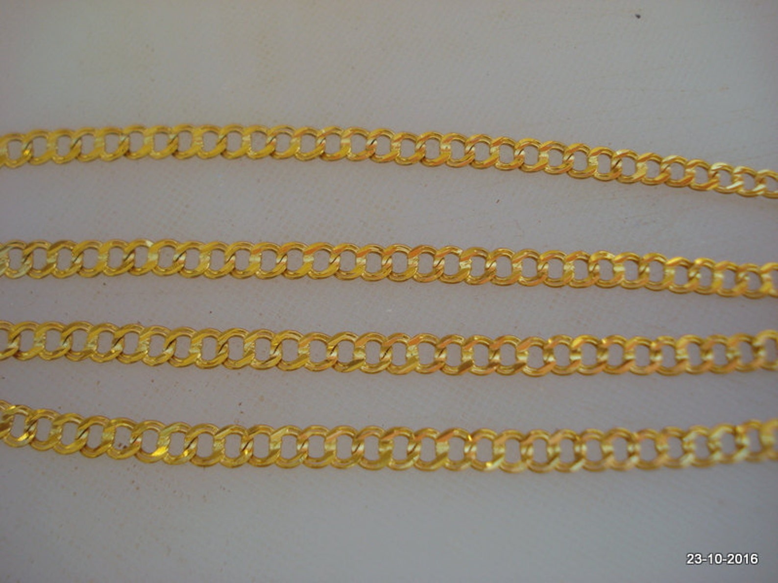 Traditional Design 20kt Gold Chain Necklace Handmade Gold - Etsy