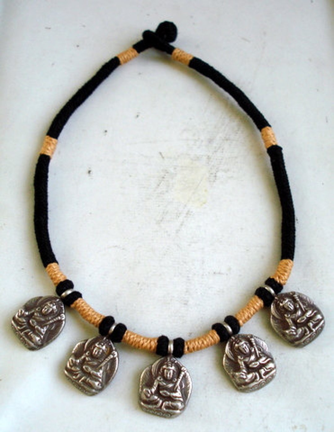 Sterling Silver Pendant Necklace Hindu God Hanuman Handmade Jewelry - Etsy