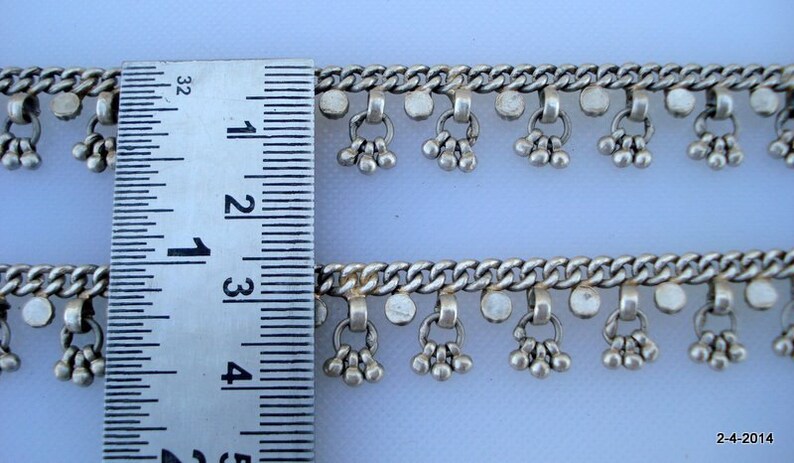 Vintage Antique silver anklet feet bracelet ankle chain ankle | Etsy