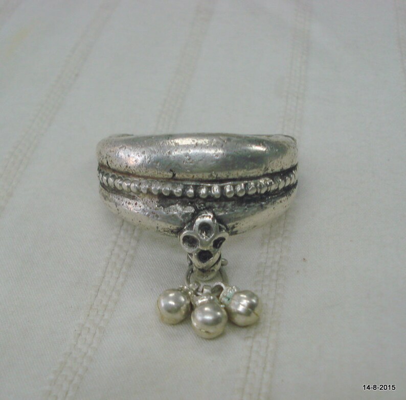 Vintage Toe Ring Antique Toe Ring Tribal Old Silver Big Toe Ring Gypsy ...