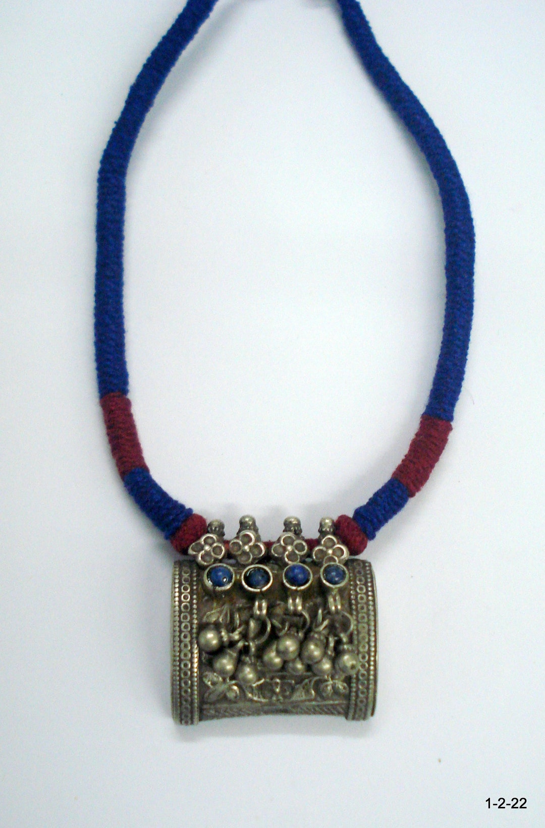 Vintage Antique Tribal Old Silver Tabij Amulet Pendant Necklace - Etsy