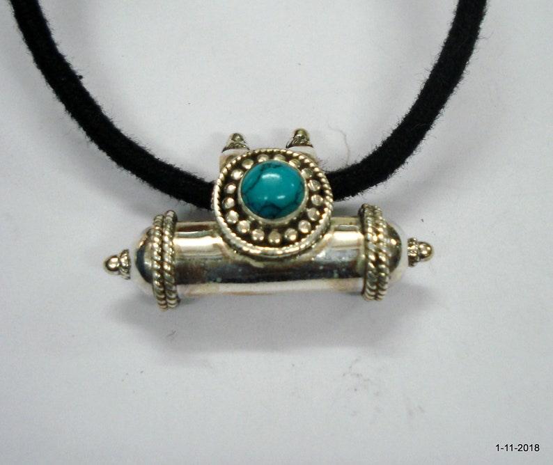 Sterling Silver Necklace Pendant Taweez Box Pendant Handmade - Etsy