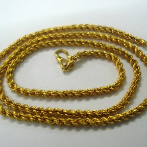 Ethnic 20k Gold Chain Necklace From Rajasthan India - Etsy