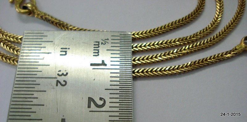 20 Kt Gold Chain Vintage Gold Chain Antique Gold Chain - Etsy