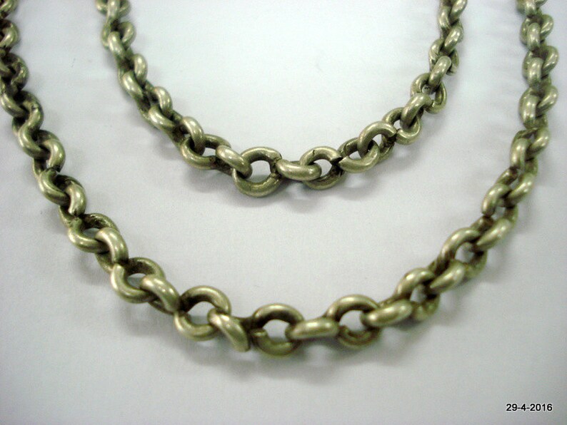 Vintage antique tribal old silver chain necklace traditional | Etsy