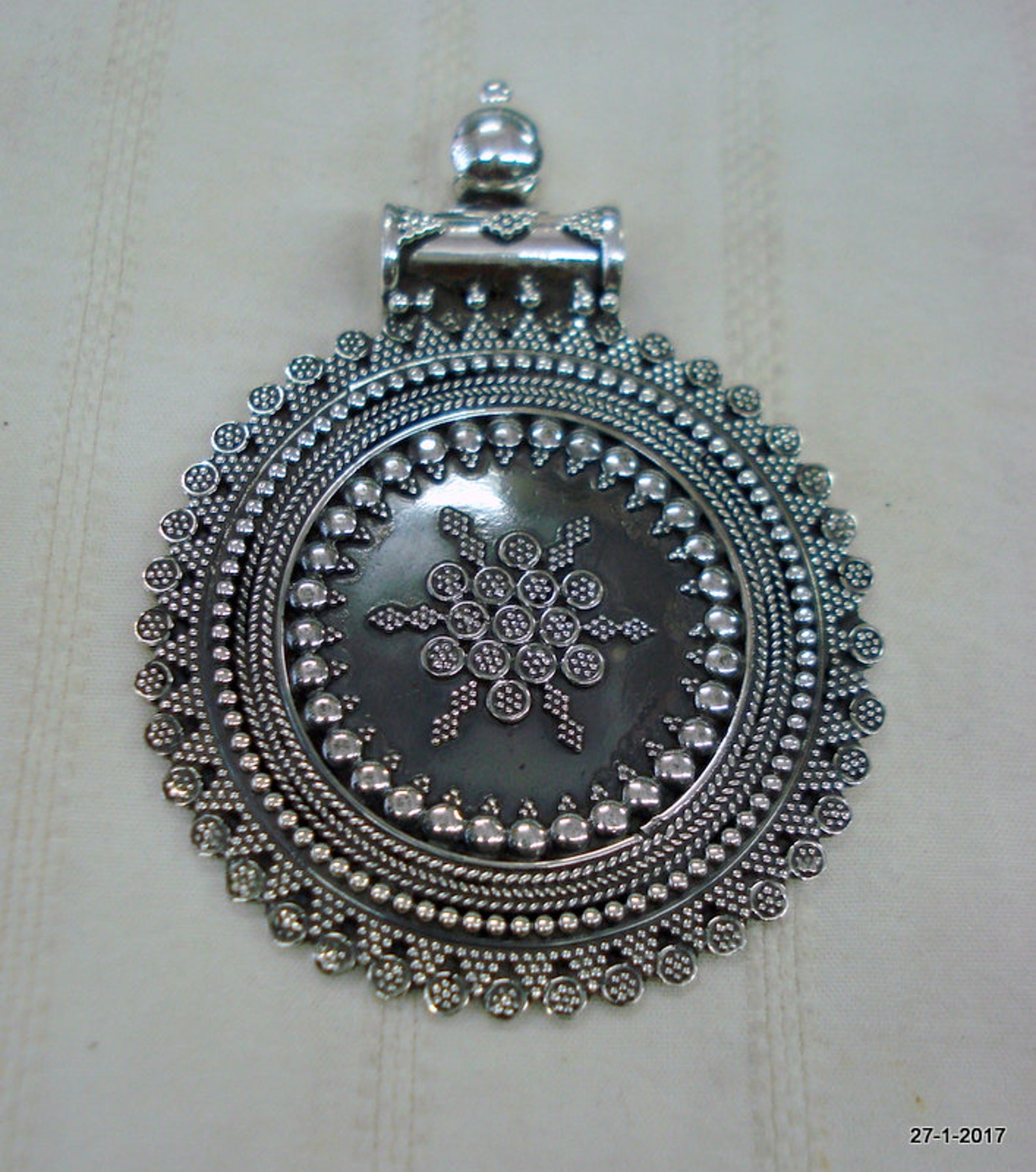 Traditional Design Sterling Silver Necklace Pendant handmade | Etsy