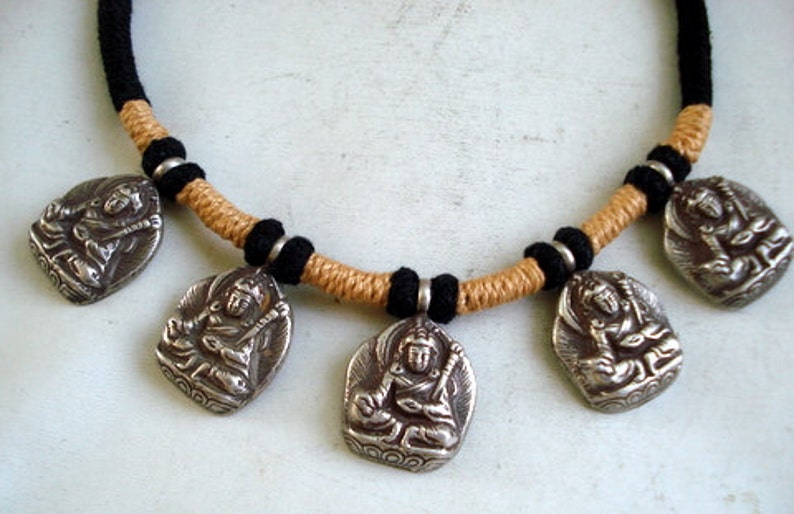 Sterling Silver Pendant Necklace Hindu God Hanuman Handmade - Etsy