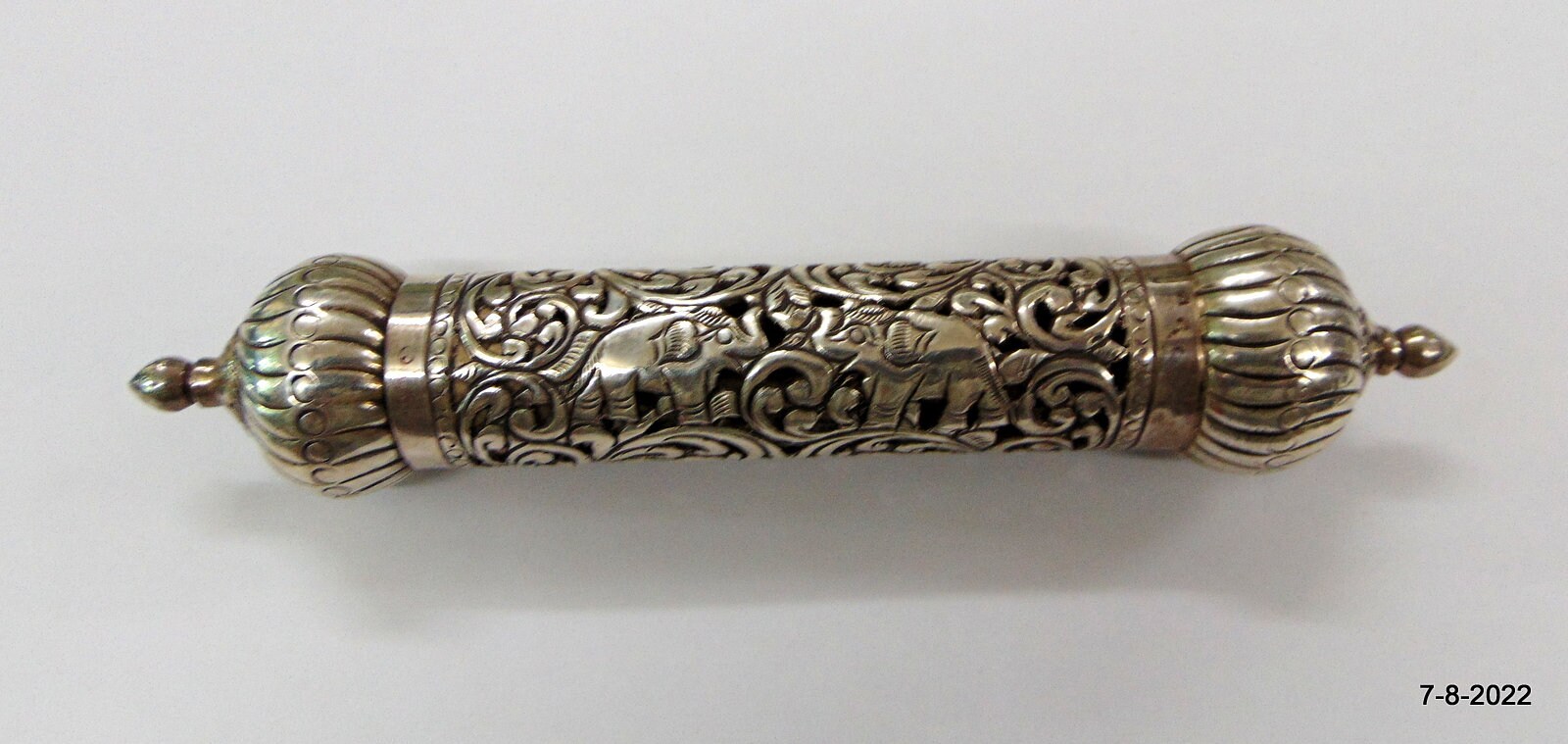 Ethnic Silver Scroll and Parchment Holder Message Box Letter - Etsy