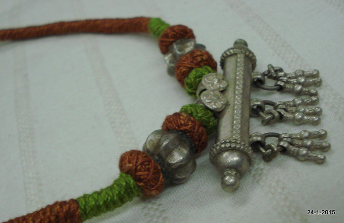 Tribal Old Silver Taviz Amulet Pendant Necklace Vintage Antique - Etsy