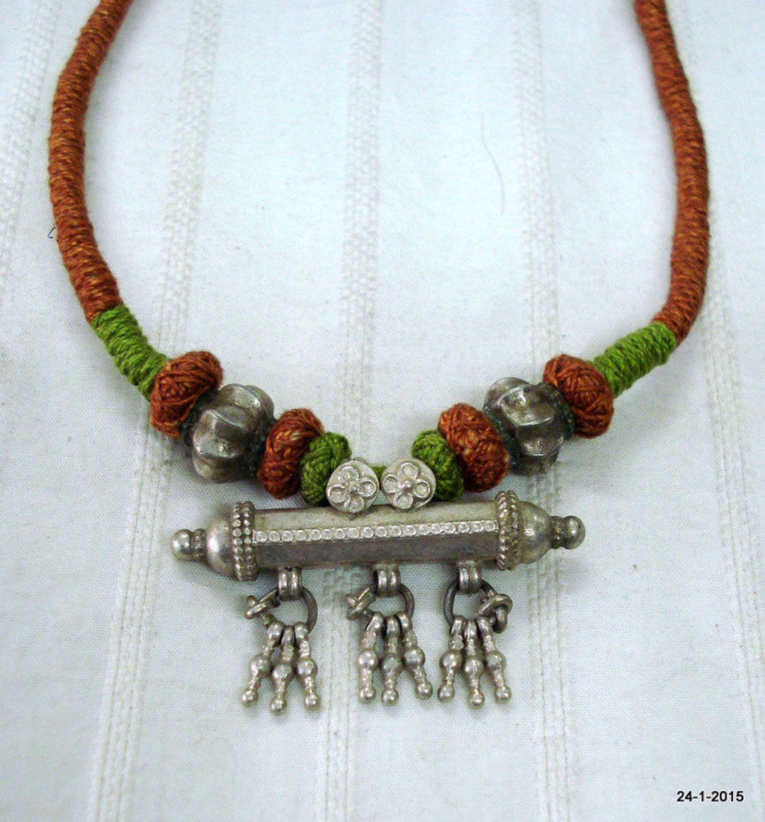 Tribal Old Silver Taviz Amulet Pendant Necklace Vintage Antique - Etsy