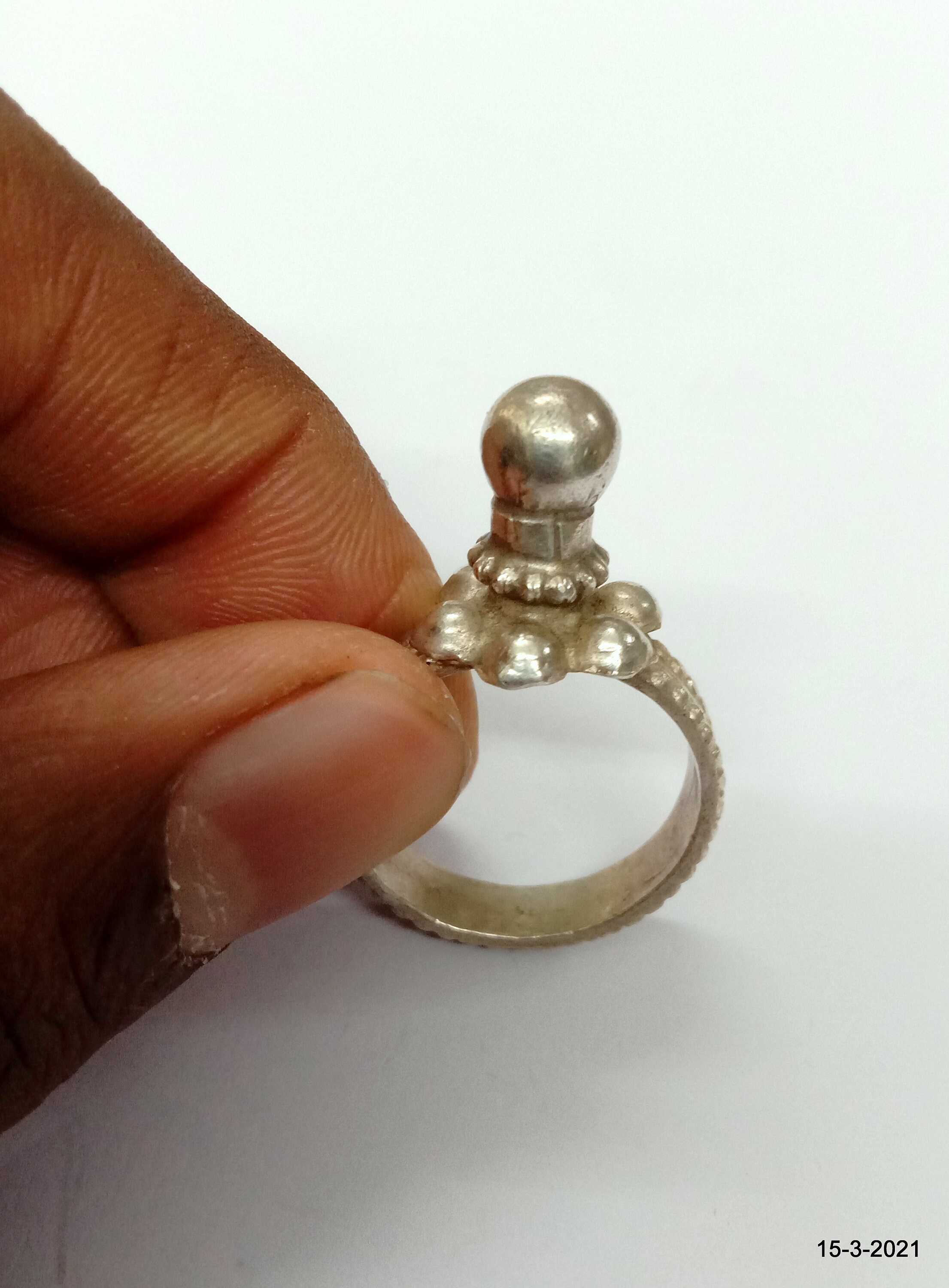 Vintage Antique Tribal Old Silver Ring Lingam Ring Handmade - Etsy
