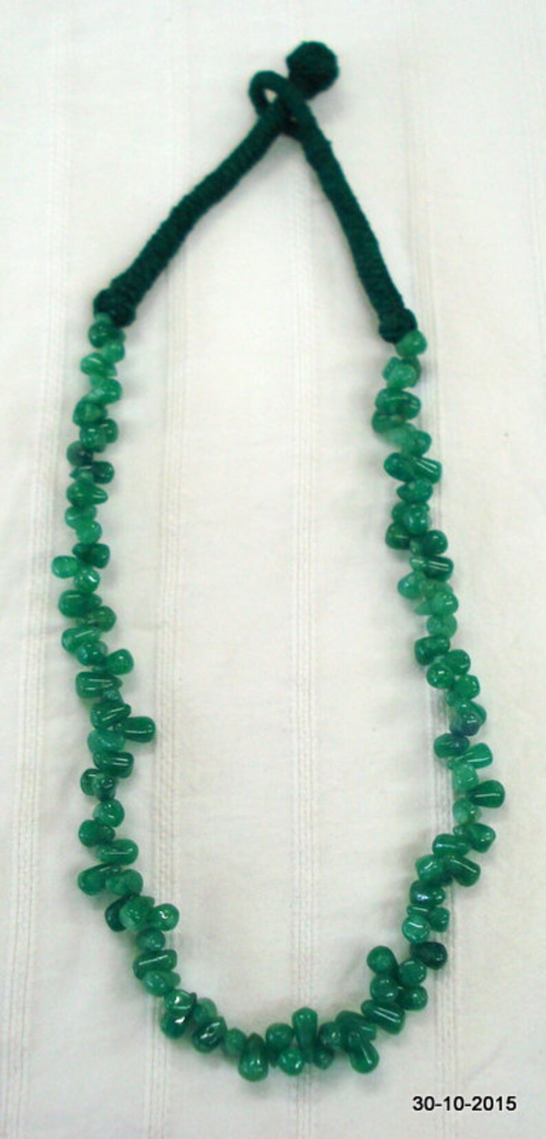 Vintage Green Jade Beads Necklace Strand Jade Gemstones - Etsy