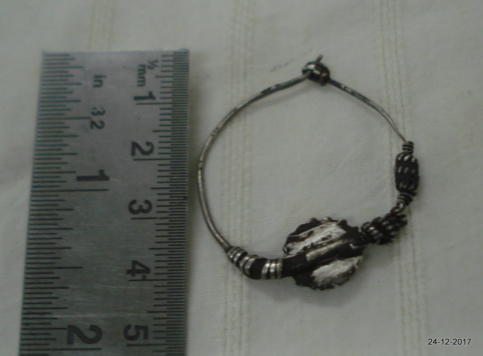 Vintage Nose Ring Antique Nose Ring Tribal Old Silver Nosering Nose ...