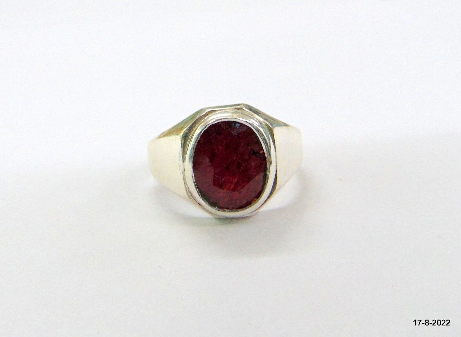 Sterling Silver Ring Ruby Gemstone Ring Handmade Jewelry From - Etsy