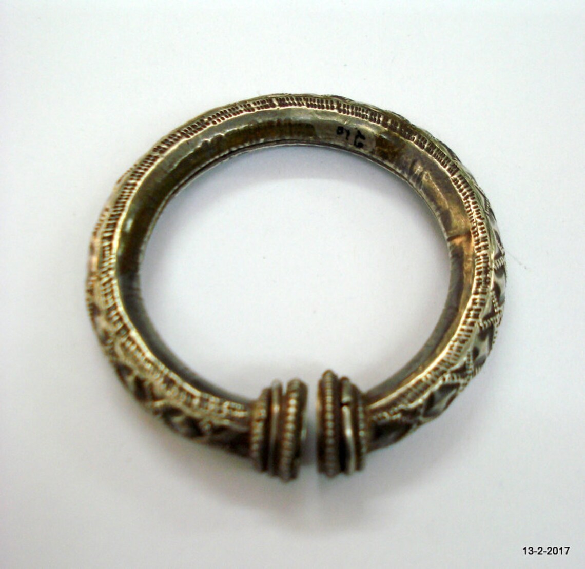 Vintage Antique Tribal Old Silver Bracelet Bangle Cuff for - Etsy