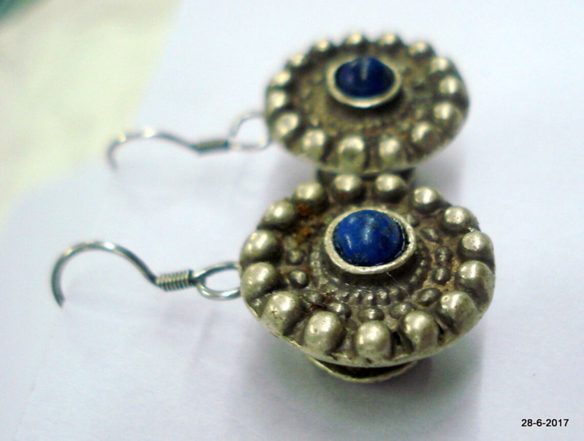 Vintage Antique Tribal Old Silver Ear Plug Earrings - Etsy