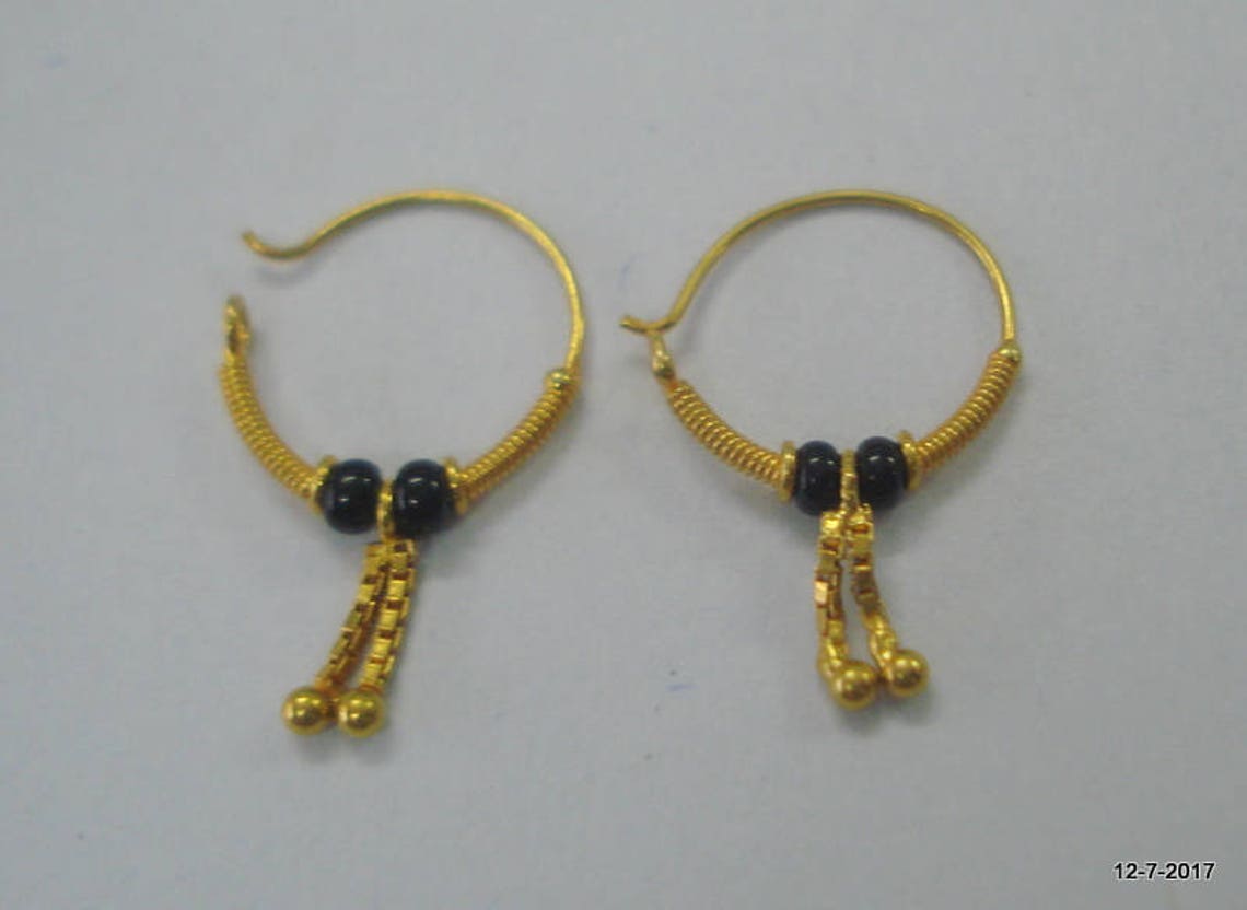 Traditional Design 18kt Gold Earrings Upper Ear Earrings - Etsy