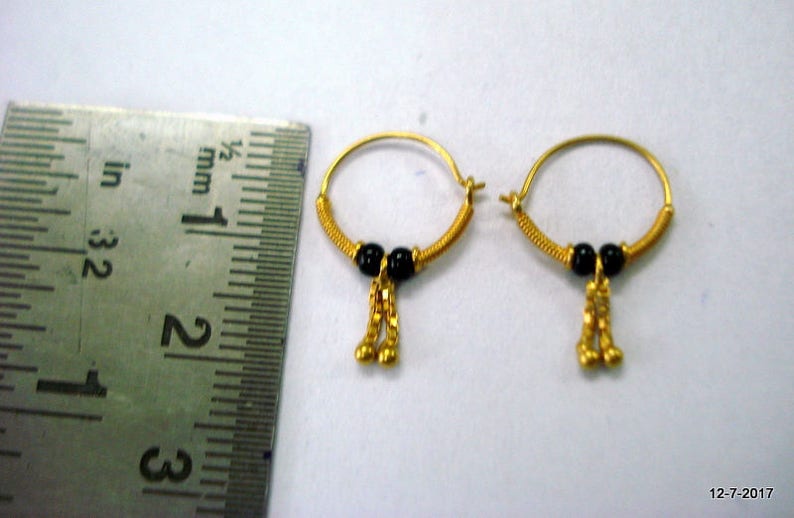 Traditional Design 18kt Gold Earrings Upper Ear Earrings - Etsy