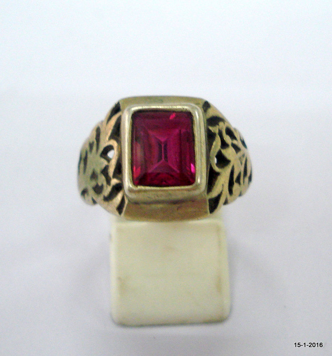 Vintage Antique Tribal Old Silver Ring Pink Stone Ring Handmade Ring - Etsy