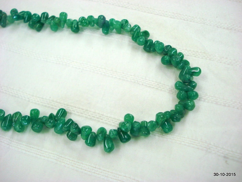 Vintage Green Jade Beads Necklace Strand Jade Gemstones - Etsy