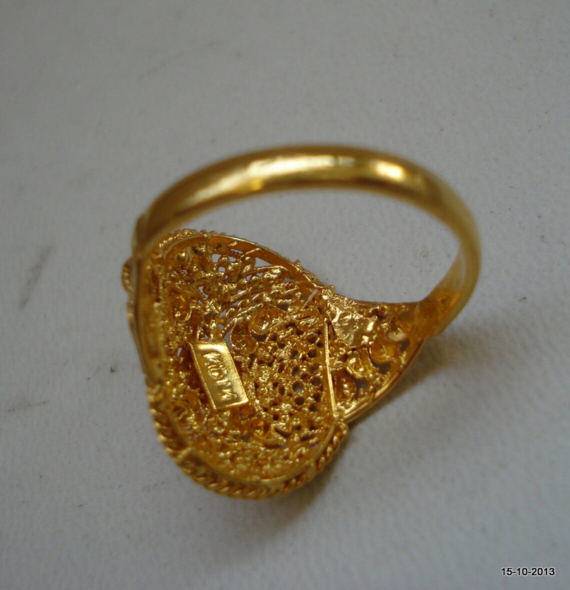 20k Gold Ring Handmade Jewelry Traditional Design - Etsy