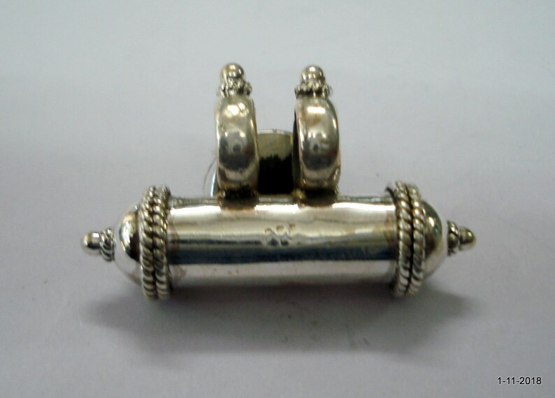 Sterling Silver Necklace Pendant Taweez Box Pendant Handmade - Etsy