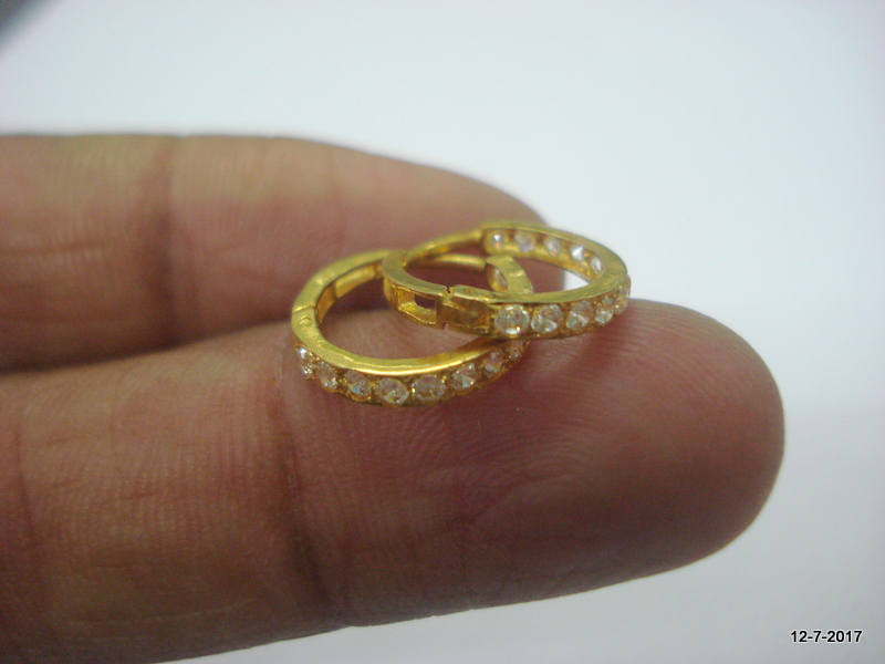 Traditional Design 18kt Gold Earrings Upper Ear Earrings | Etsy