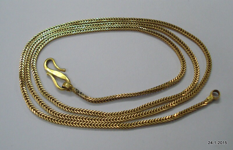 20 Kt Gold Chain Vintage Gold Chain Antique Gold Chain - Etsy