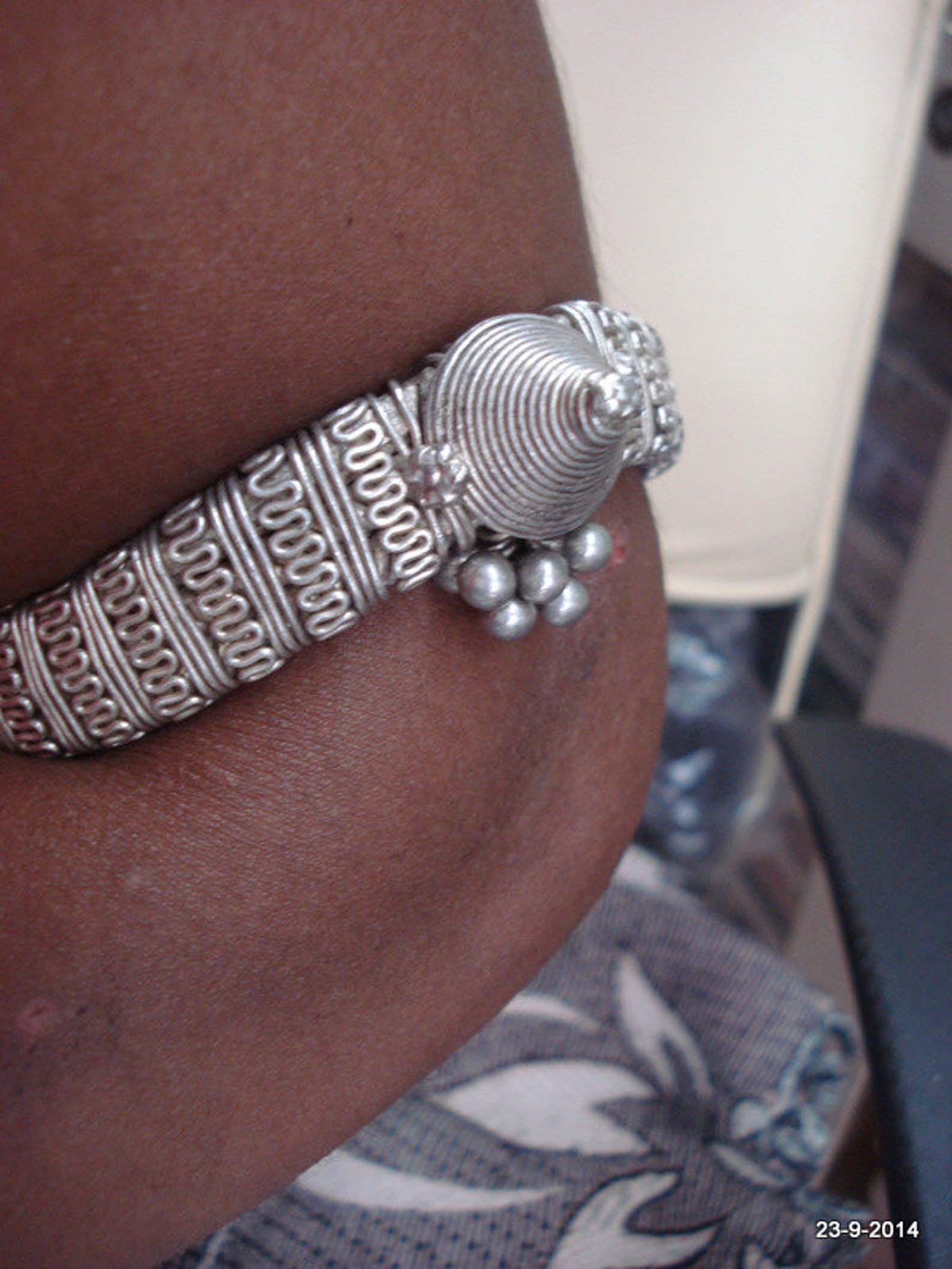 Vintage Antique Ethnic Tribal Old Silver Armlet Bracelet - Etsy