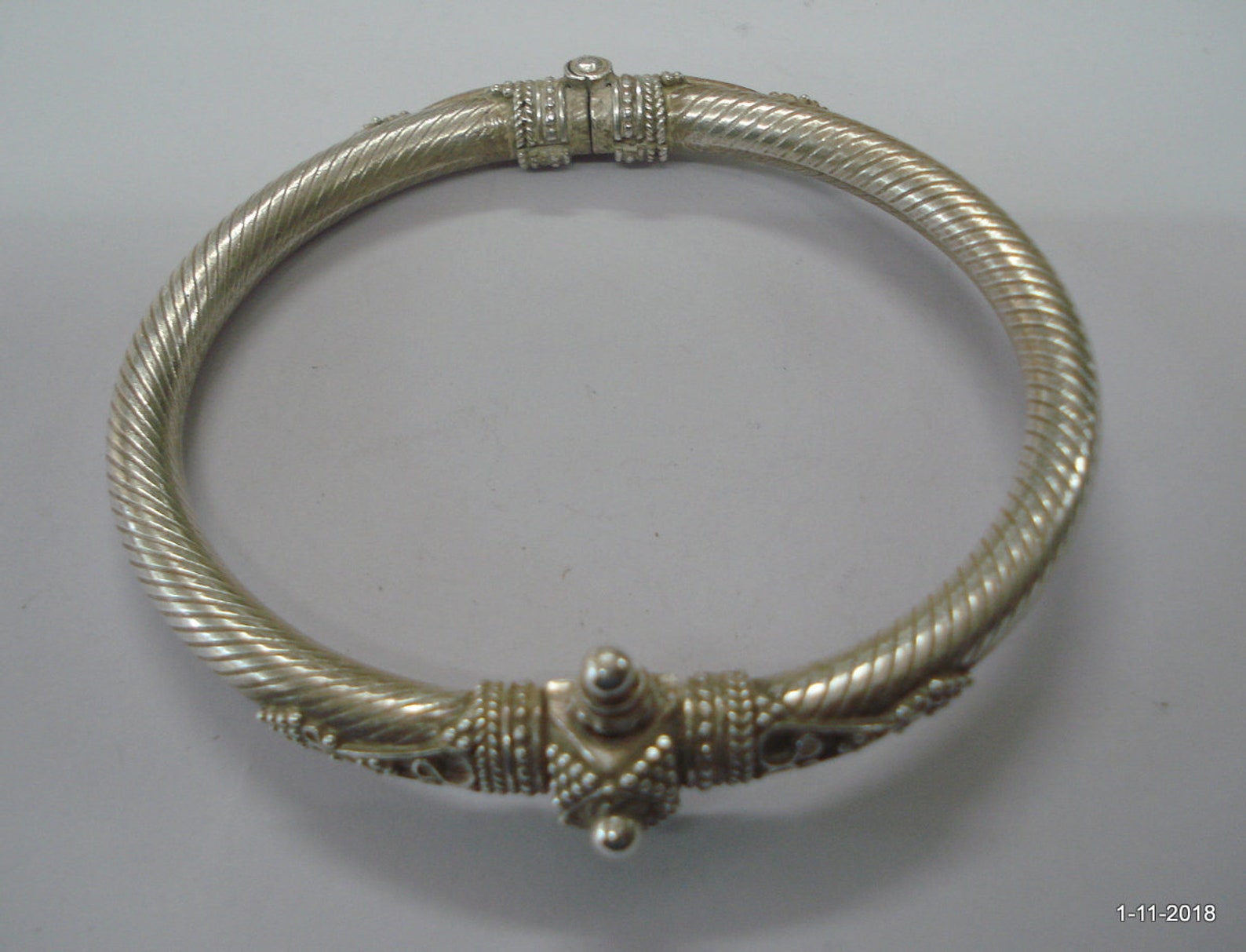 Vintage Silver Bangle Bracelet Cuff Traditional Handmade Jewellery - Etsy