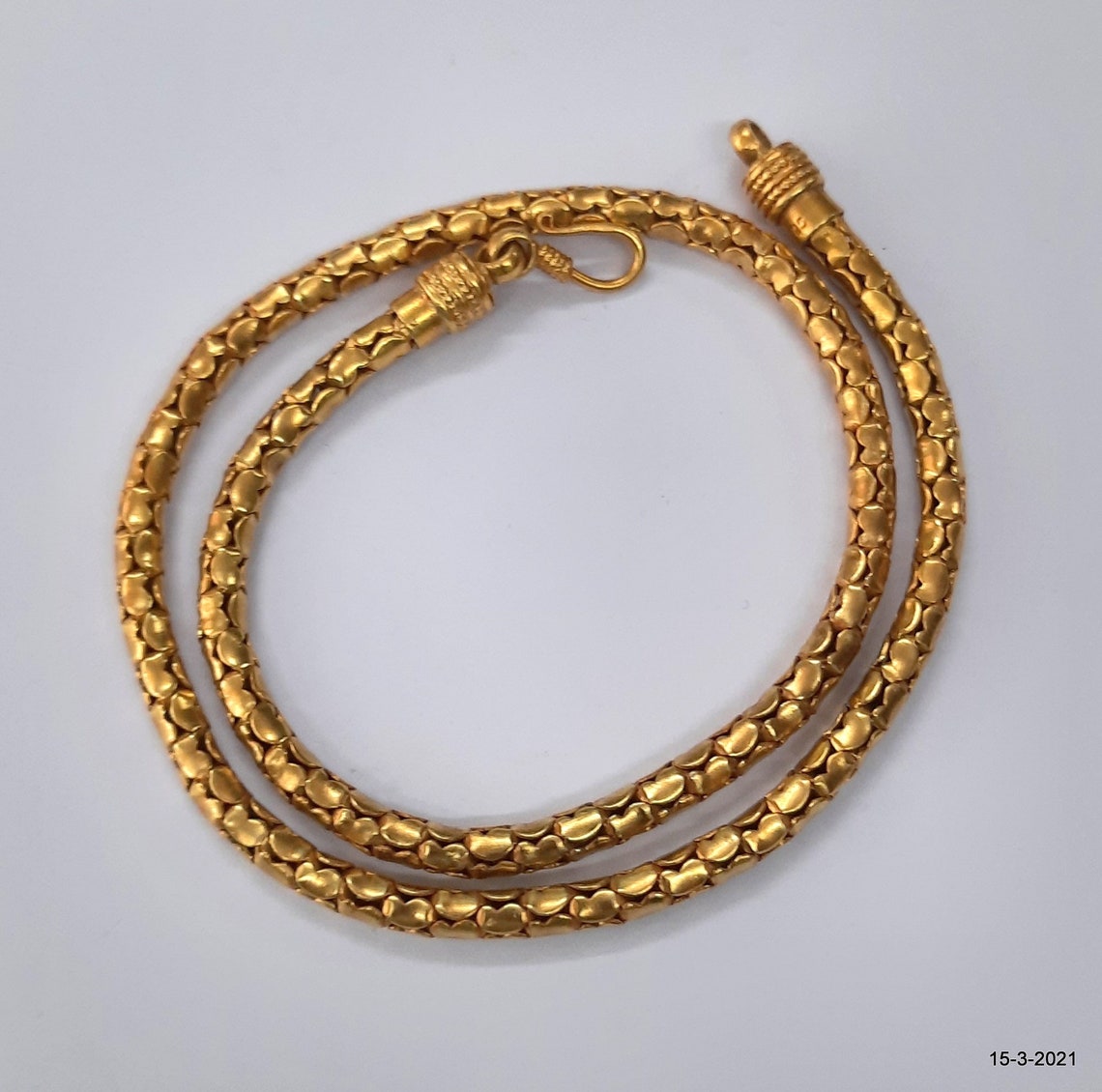 Traditional Gold Vermeil Gold Gilded Sterling Silver Chain - Etsy