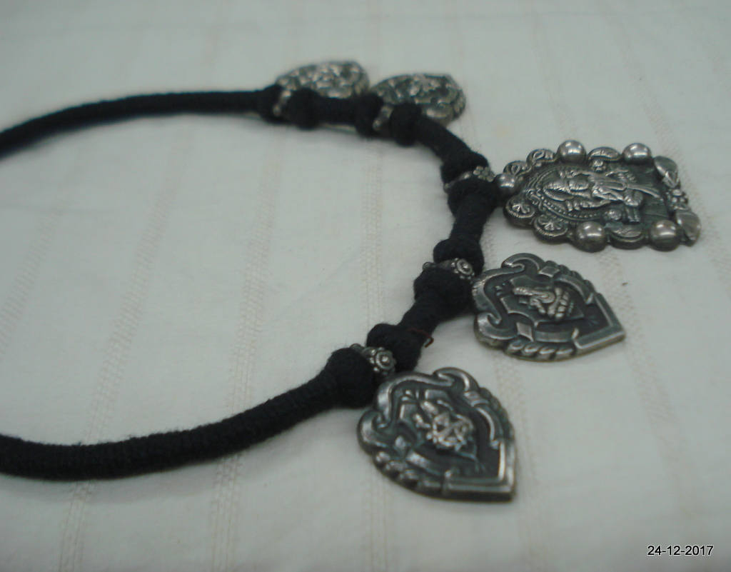 Ethnic Sterling Silver Pendant Necklace Hindu God Vishnu & - Etsy