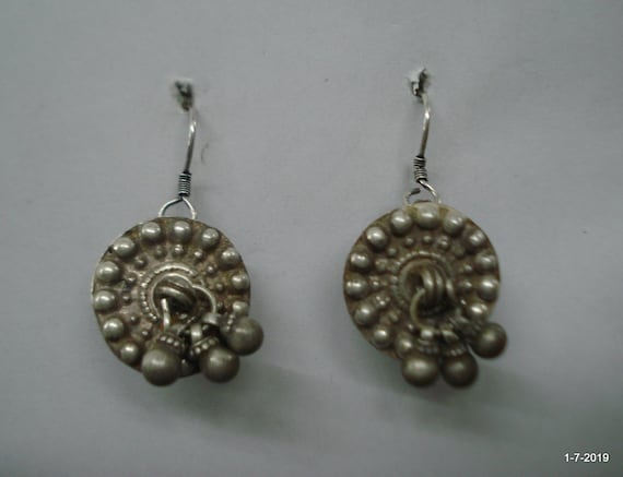 Vintage antique tribal old silver ear plug earrings | Etsy