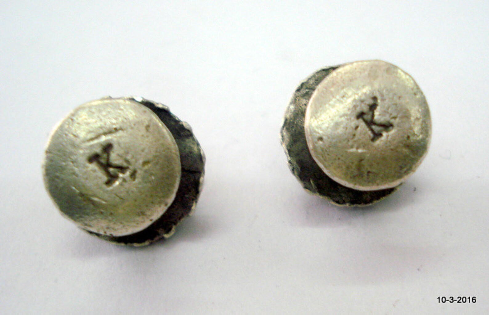 Antique Ear Plug Vintage Ear Plug Earrings Tribal Old Silver Ear Plug ...