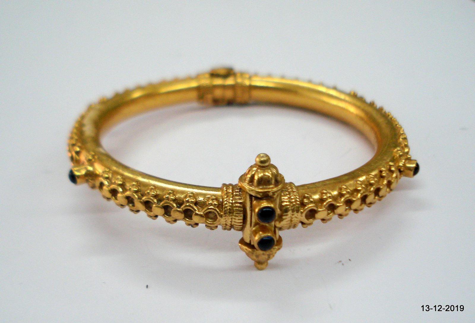 Vintage gold gilded silver bracelet bangle gold vermeil | Etsy