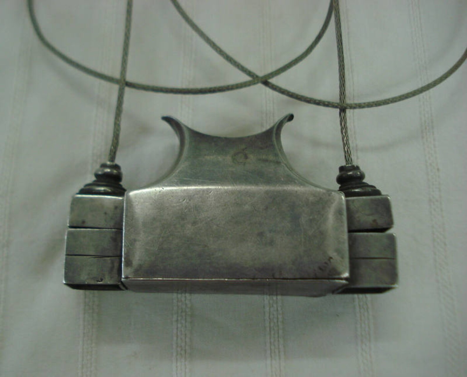 Antique Old Silver Lingam Box Pendant Sacred Symbol Necklace God Shiva ...