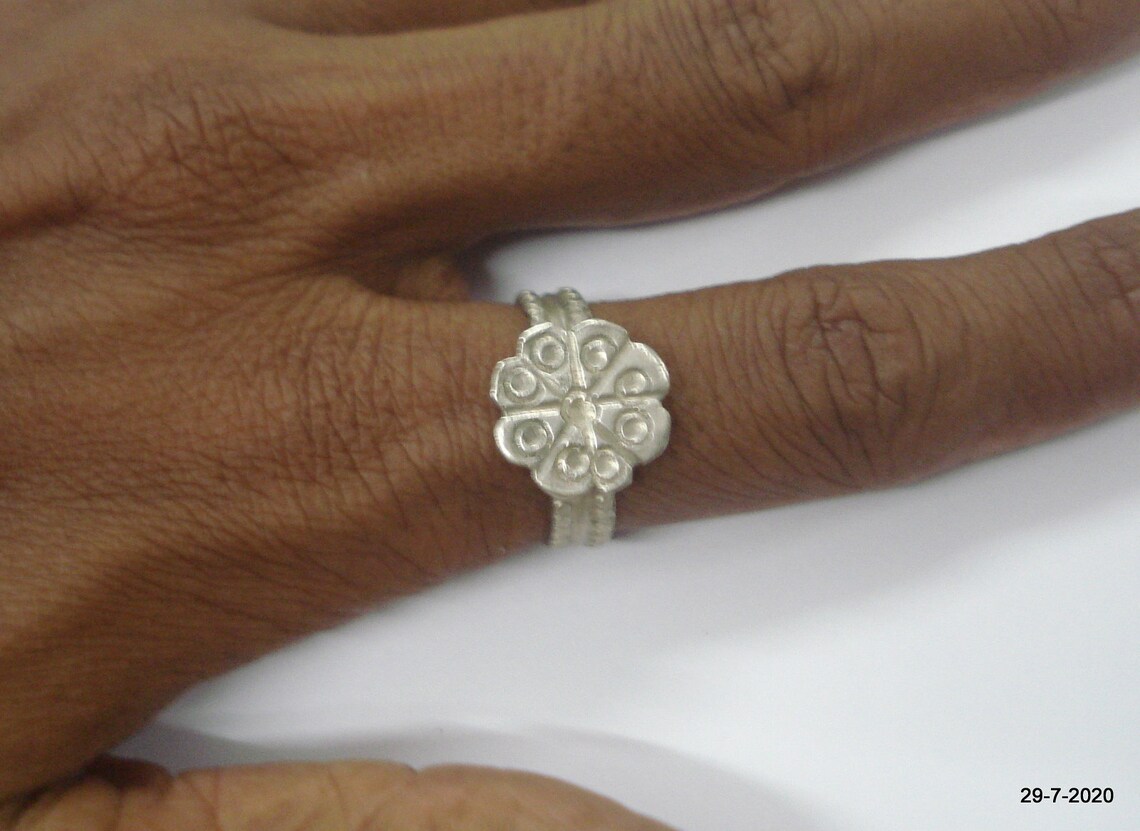 Vintage Antique Ethnic Tribal Old Silver Ring Traditional | Etsy
