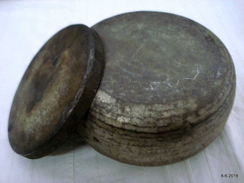 Traditional Collectible Old Metal Chapati Box Bread Box Indian | Etsy