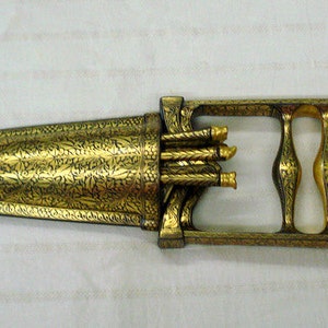 Damascus Steel Blade Katar Knife Dagger Gold Work Tools Handmade - Etsy